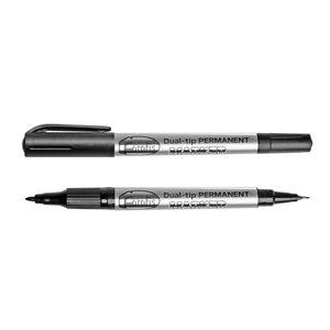 Marcador Permanente Forofis 280 Doble Punta Conica Negro. OFICINA . La ...